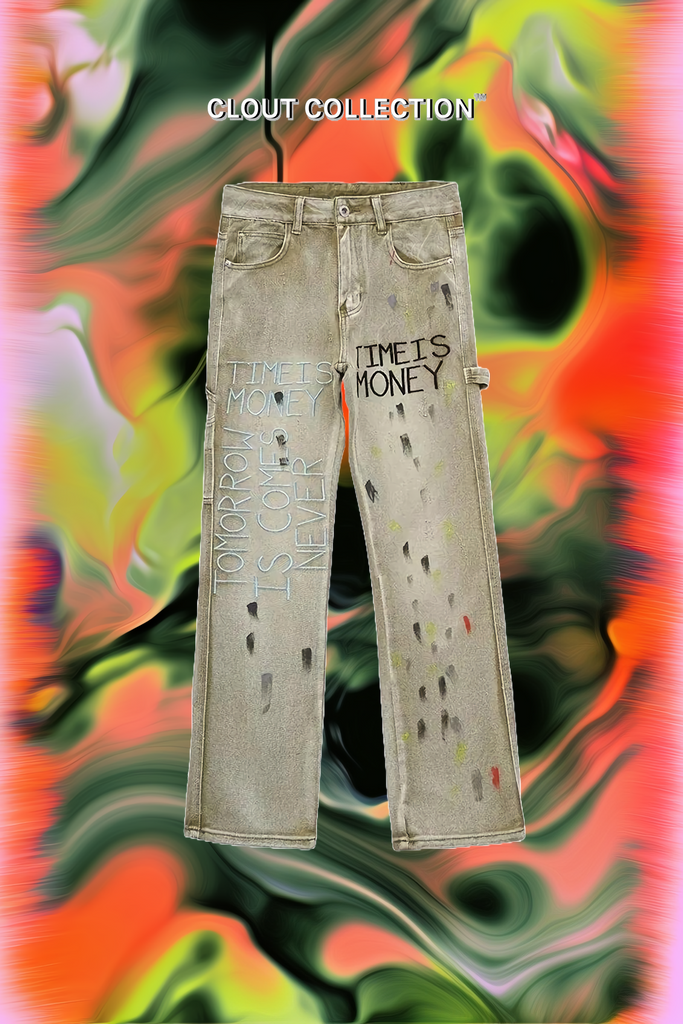 CLOUT COLLECTION ™ | The Art of Denim: Introducing 'Time is Money ...