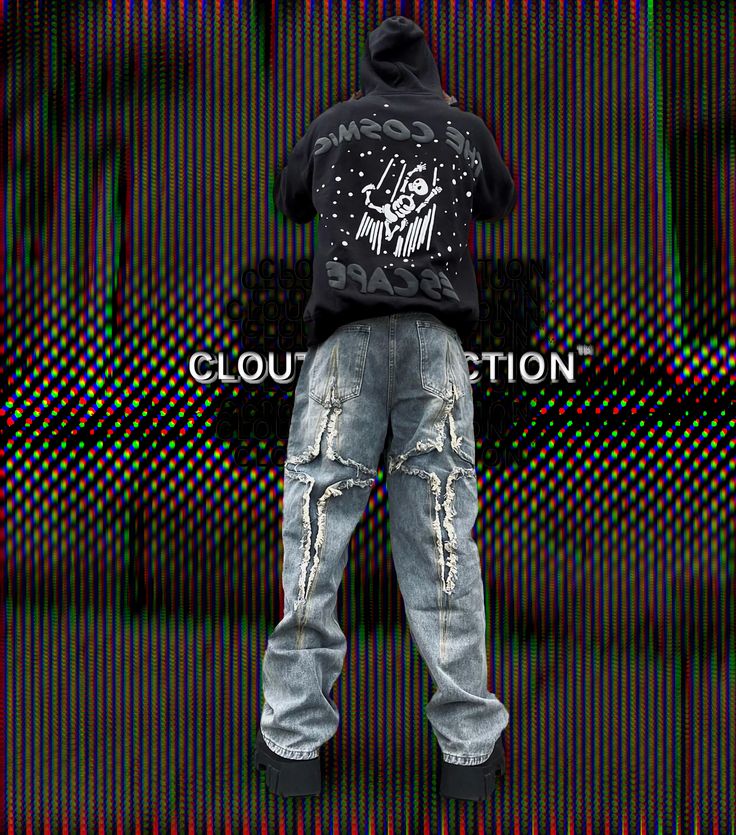 CLOUT COLLECTION ™ | ‘Chaos’ Vintage Ripped Denim Jeans from Clout ...