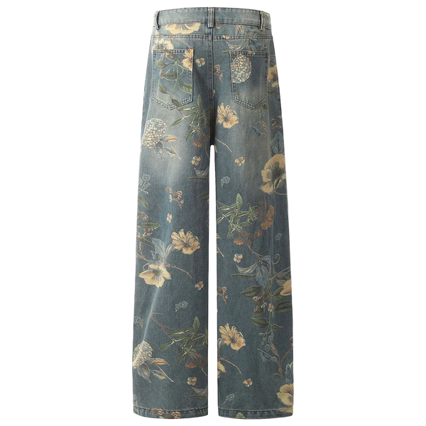 CLOUT COLLECTION ™️ | 'Bloom' Flare Leg Baggy Denim Jeans