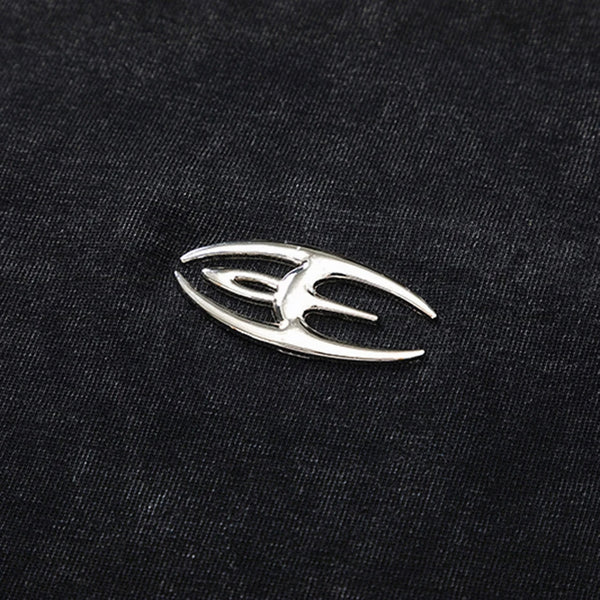 CLOUT COLLECTION ™ | 'Shell' Panel Stitch Cotton T-Shirt