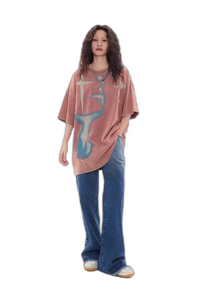 CLOUT COLLECTION ™️ | 'Dreamscape' Graphic Print Cotton T-Shirt